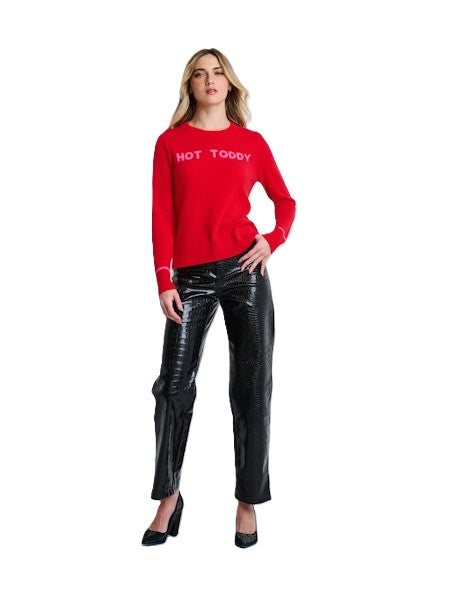 Hot Toddy Sweater - Risky Red – Monkee's of Blowing Rock