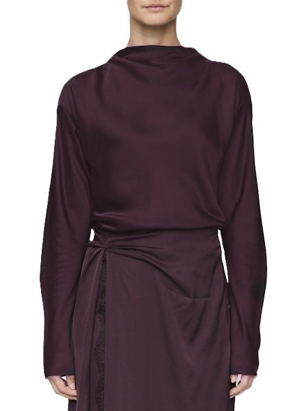 Georgia Top - Deep Plum – Monkee's of Blowing Rock