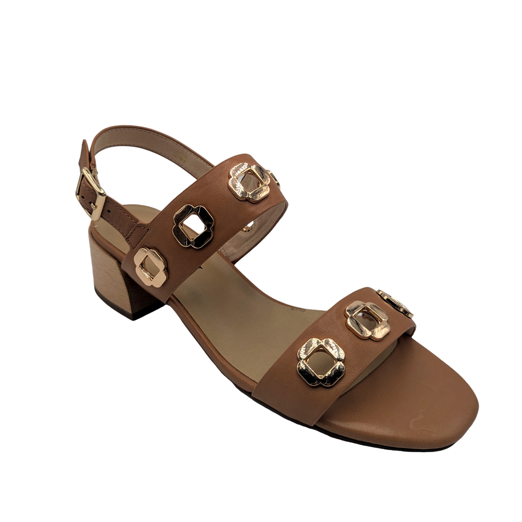 Cris Sandal - Almond Nappa – Monkee's of Blowing Rock